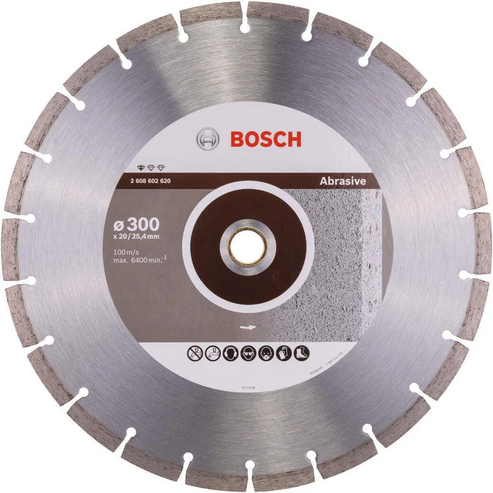 Bosch dijamantska rezna ploča za ciglu i crep Standard for Abrasive 300 x 20/25,40 x 2,8 x 10 mm - 2608602620