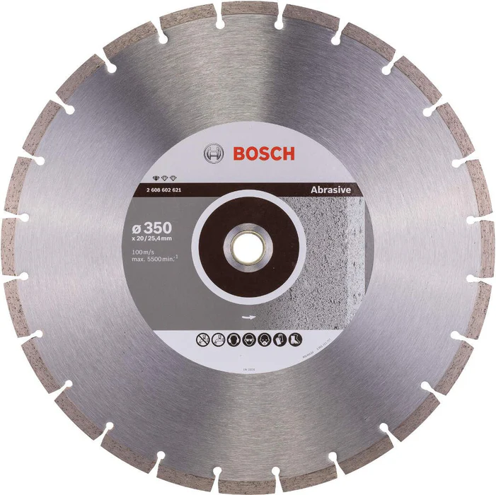 Bosch dijamantska rezna ploča za ciglu i crep Standard for Abrasive 350 x 20/25,40 x 2,8 x 10 mm - 2608602621