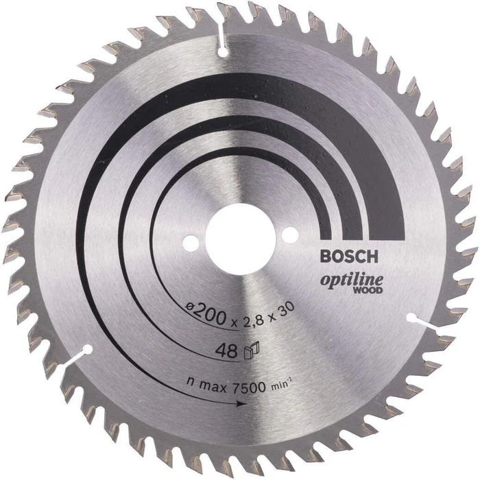 Bosch list kružne testere Optiline Wood 200 x 30 x 2,8 mm, 48 - 2608640620