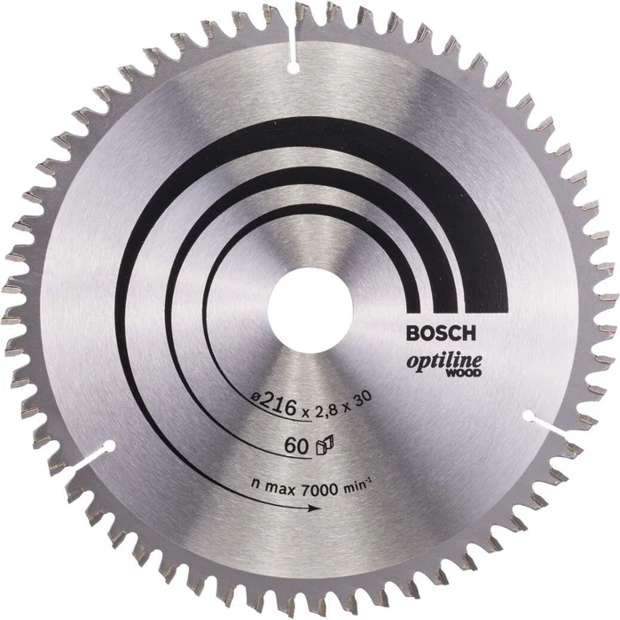 Bosch list kružne testere Optiline Wood 216 x 30 x 2,8 mm, 60 - 2608640642