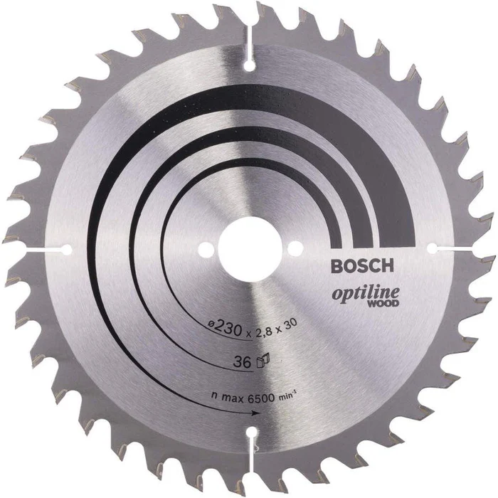 Bosch list kružne testere Optiline Wood 230 x 30 x 2,8 mm, 36 - 2608640628