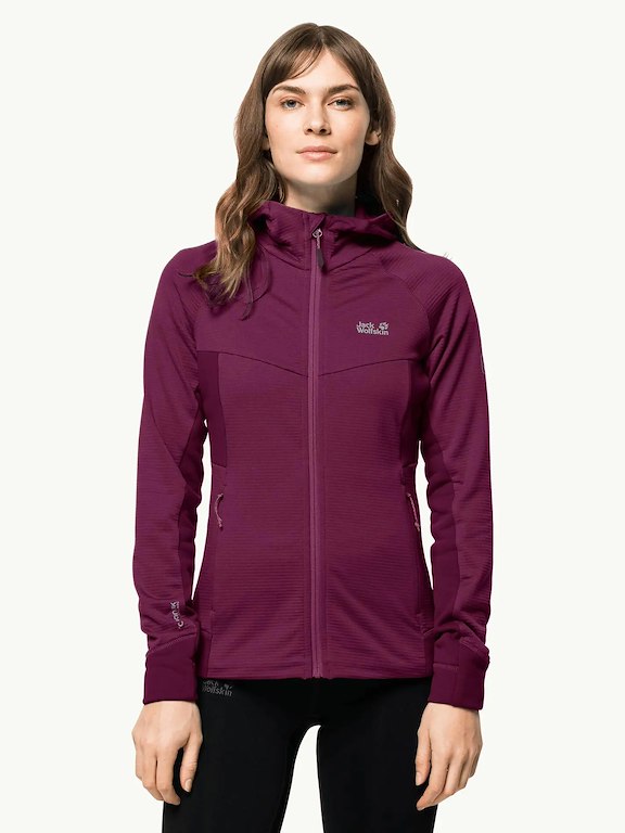 JACK WOLFSKIN Ženska jakna HYDRO GRID FLEECE W ljubičasta