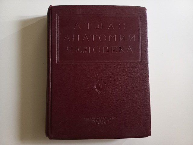 Atlas anatomii čeloveka tom V - Sinelnikov