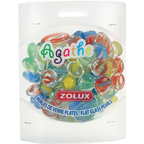 357542 Zolux Staklene Perle Ahat Mix 400g