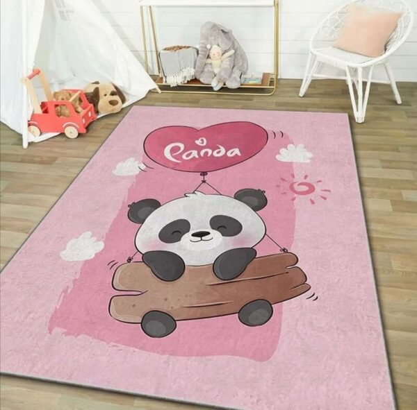 Tepih za decu na Kožnoj podlozi 120x180cm – Panda, TK-022