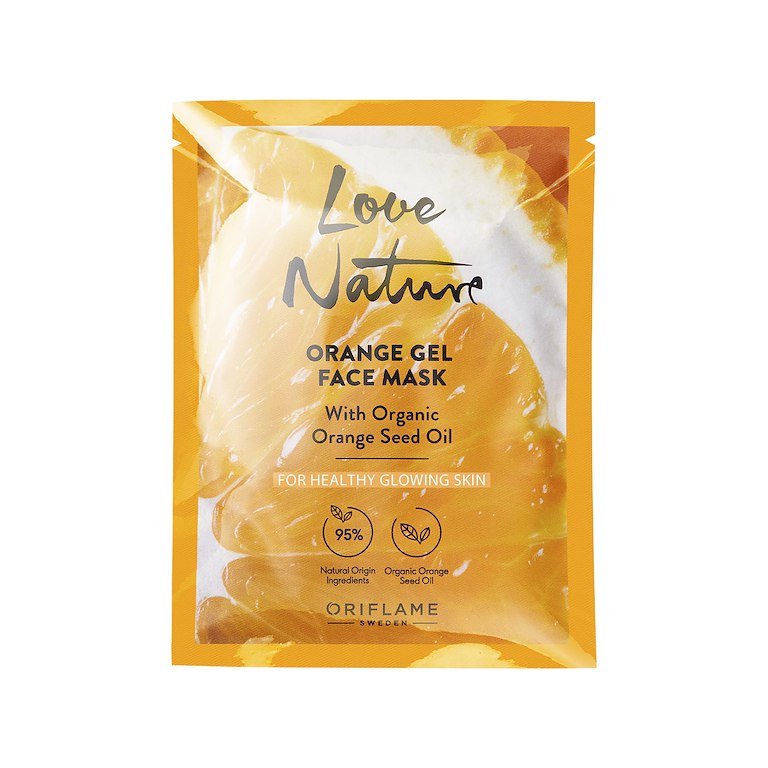 LOVE NATURE
Love Nature gel-maska za lice sa organskim uljem semenki pomorandže