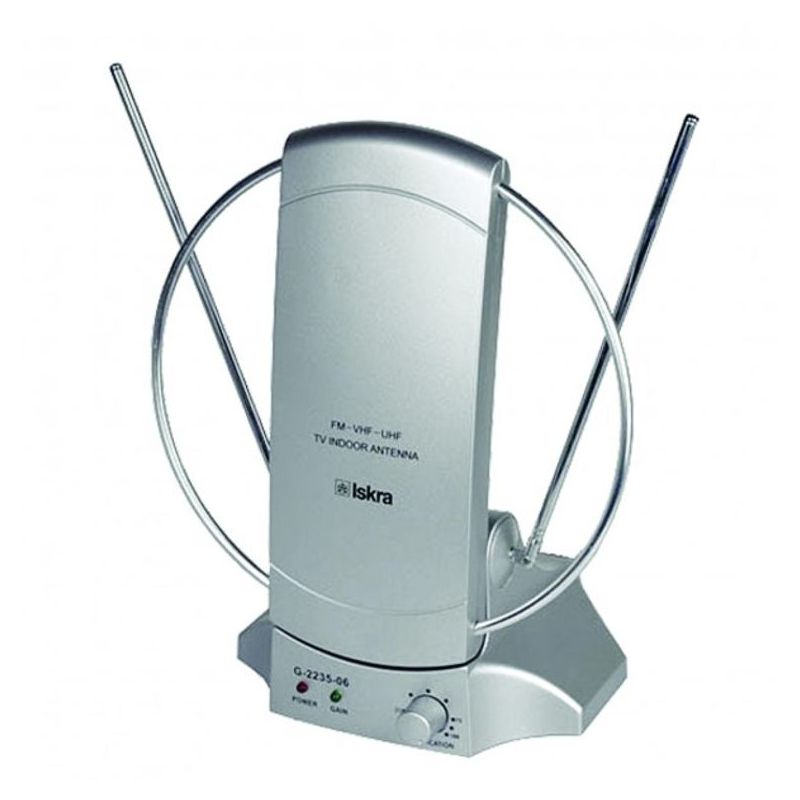 Antena Iskra G2235-06 sobna sa pojacalom, UHF/VHF, dobit 36dB, 220v + 12v FO