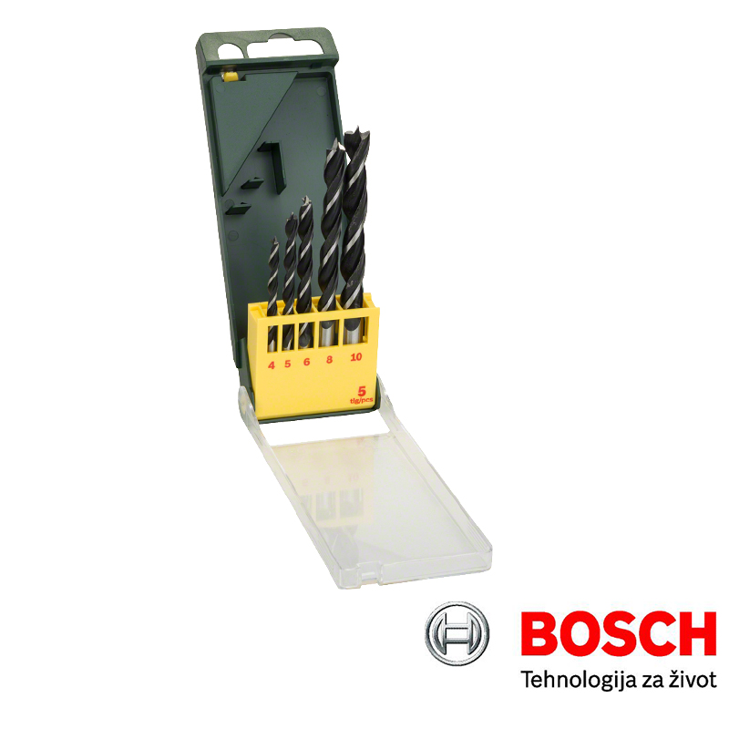 BOSCH® 5 – Delni set burgija za drvo