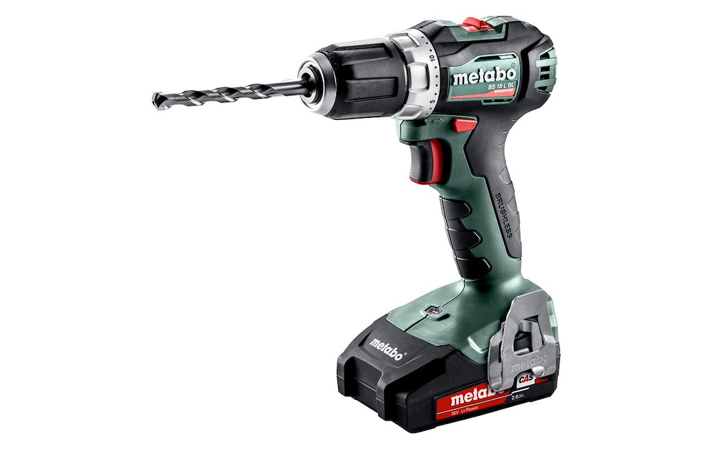 METABO® Aku. zavrtač/bušilica BS 18 L BL (2×2.0Ah Li-Power), bez četkica