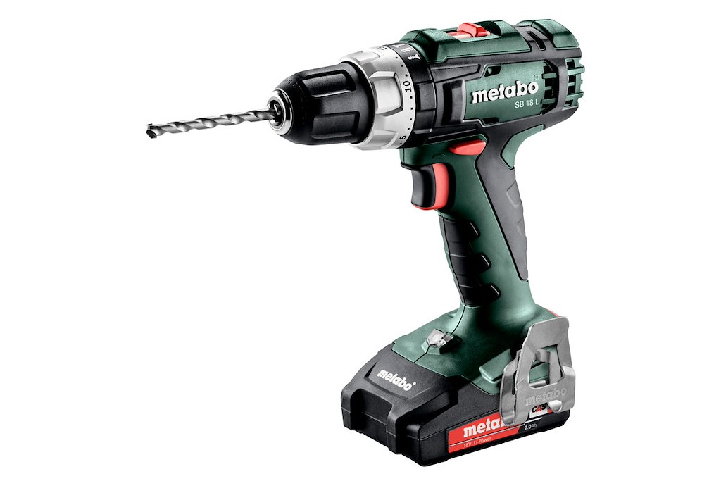 METABO® Aku. zavrtač/bušilica SB 18 L (2×2.0Ah Li Power)