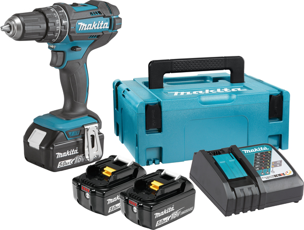 MAKITA® Akumulatorska udarna bušilica-odvijač DHP482RT3J