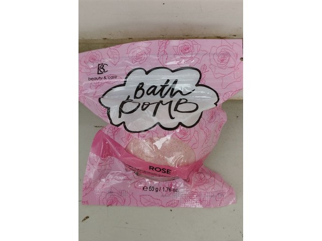 BATH BOMB - ROSE - BOMBA ZA KUPANJE - NOVO