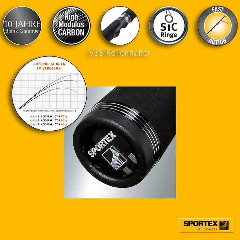 Sportex BLACK PEARL GT-3 3.00m 40gr