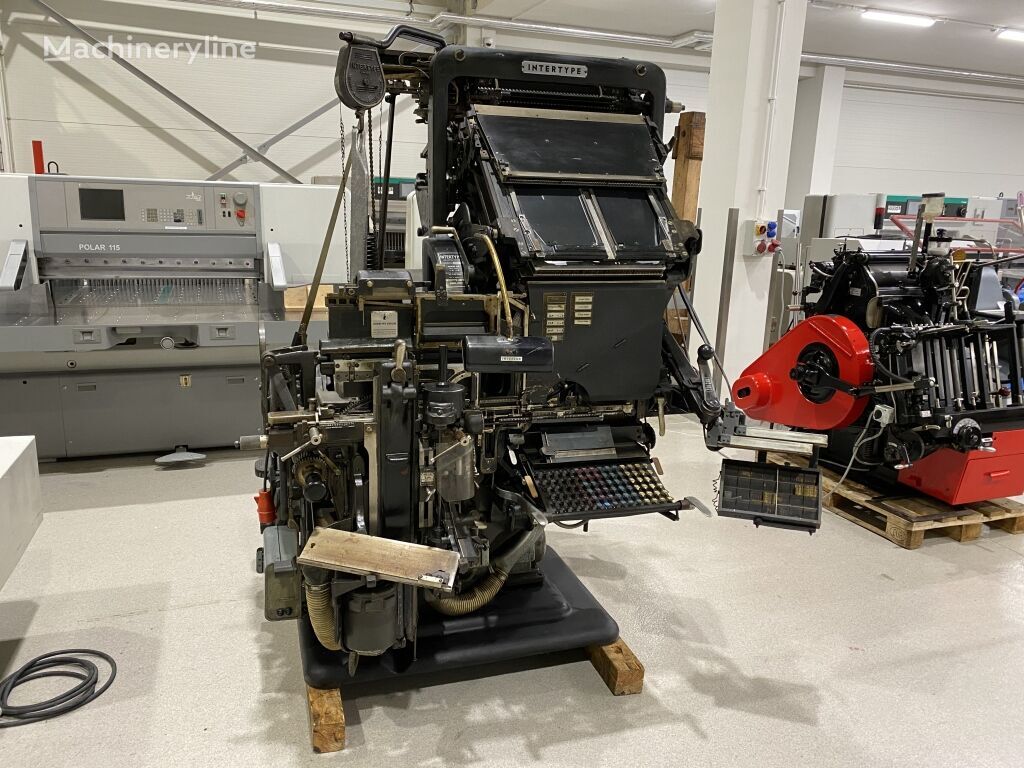 Linotype Intertype G4 Line casting machine ekstruder za plastiku