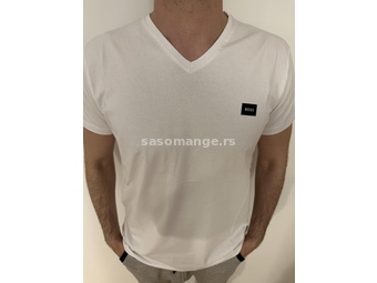 Hugo Boss bela muska majica na V izraz M19