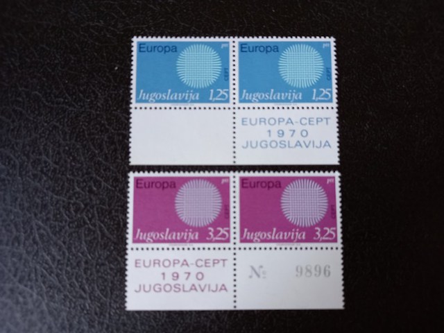 Jugoslavija 1970. 06.02. Evropa CEPT 1379-80