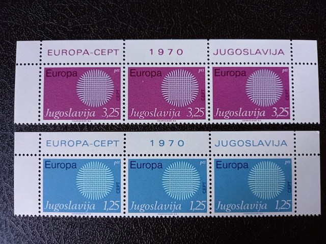 Jugoslavija 1970. 06.01. Evropa CEPT 1379-80