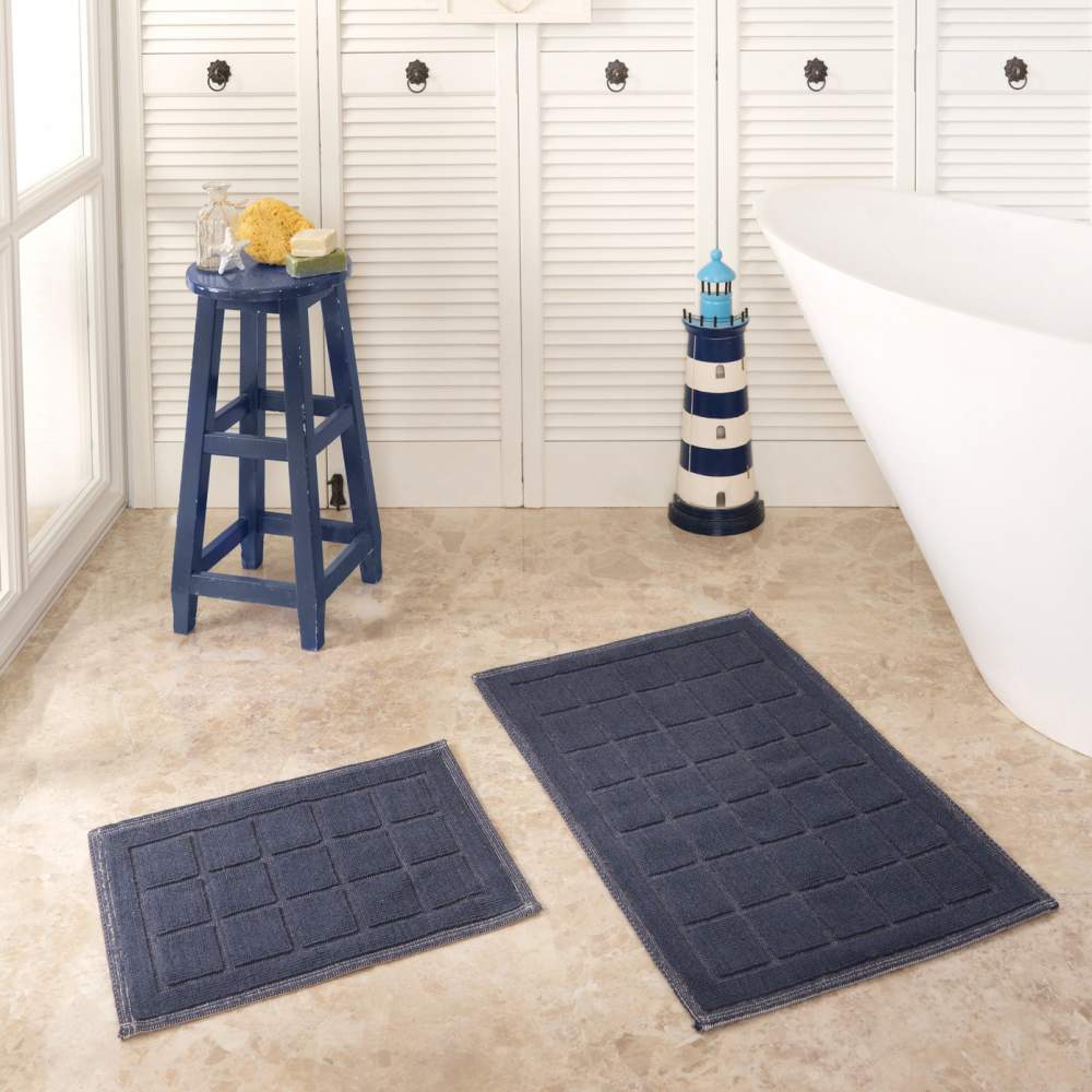 Karaca Home Kelly Quatre Indigo Mat Set