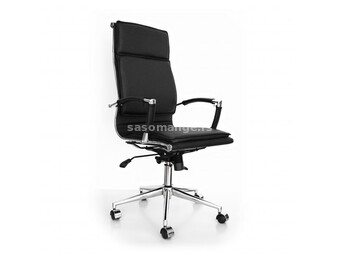 Kancelarijska stolica BOB HB od eko kože - Crna