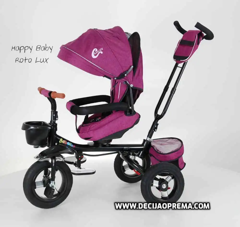 Tricikl za decu Happy Baby Roto Lux Ljubičasti