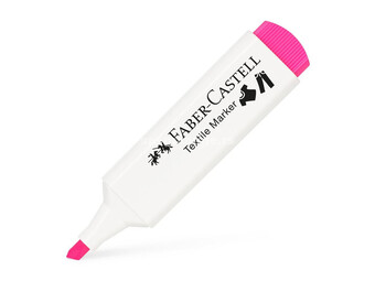 Faber Castell marker za tekstil neon pink