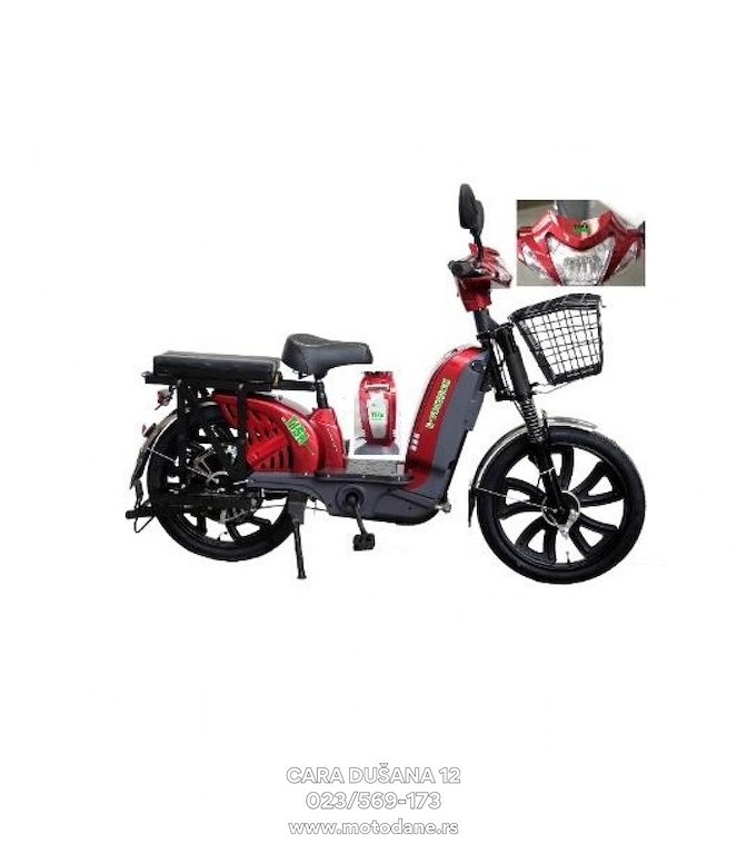 Električni bicikl 22 crveni