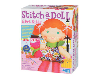 Stitch a doll &amp; pet kitty
