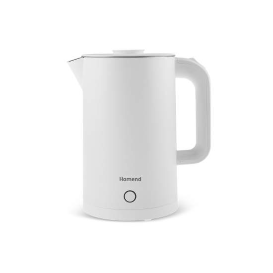 Homend Heathrow Cool Touch 1618H Double Wall Silent XL Kettle White