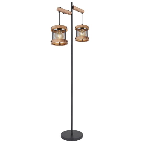 Podna Lampa | Jeanie 15661S – 2xE27 – Drvo