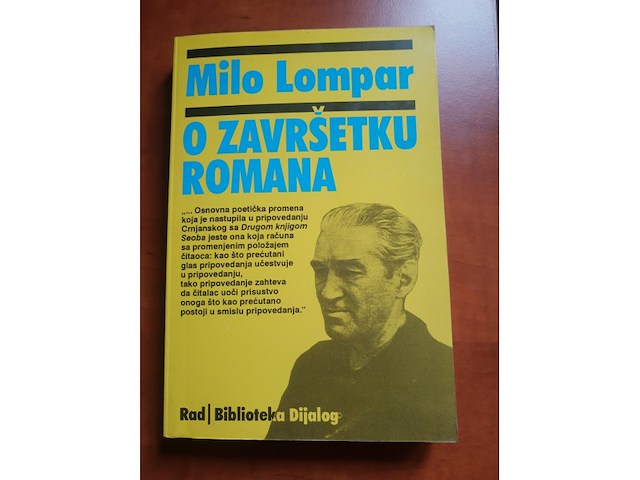 Milo Lompar - O završetku romana