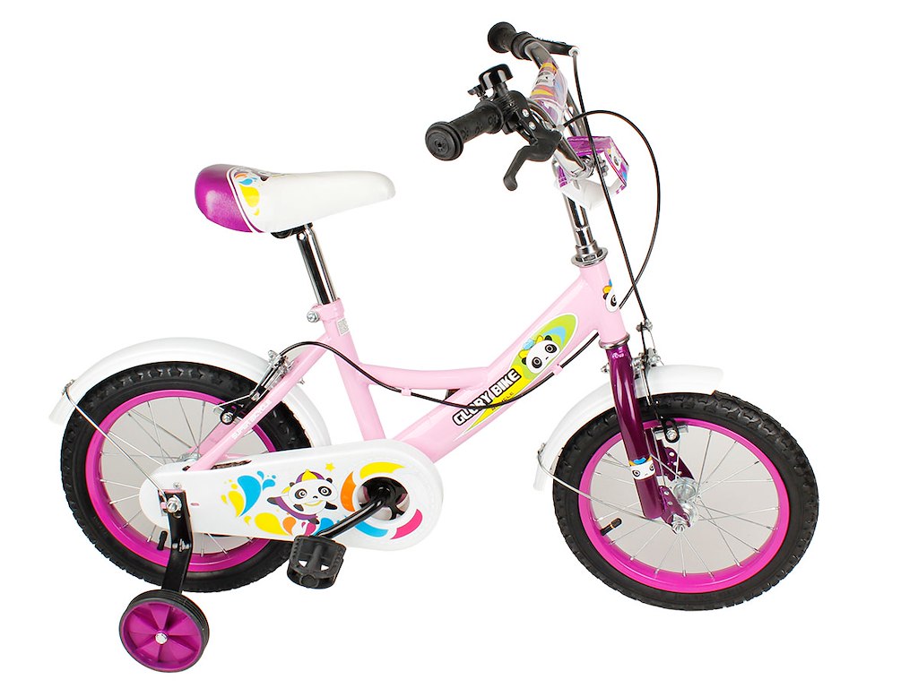 Bicikl deciji 12″ ljubičasto-rozi