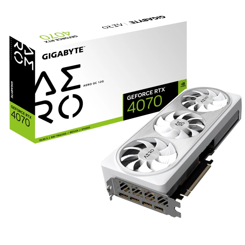 Gigabyte GeForce RTX 4070 AERO (GV-N4070AERO OC-12GD) grafička kartica 12GB GDDR6X 192 bit
