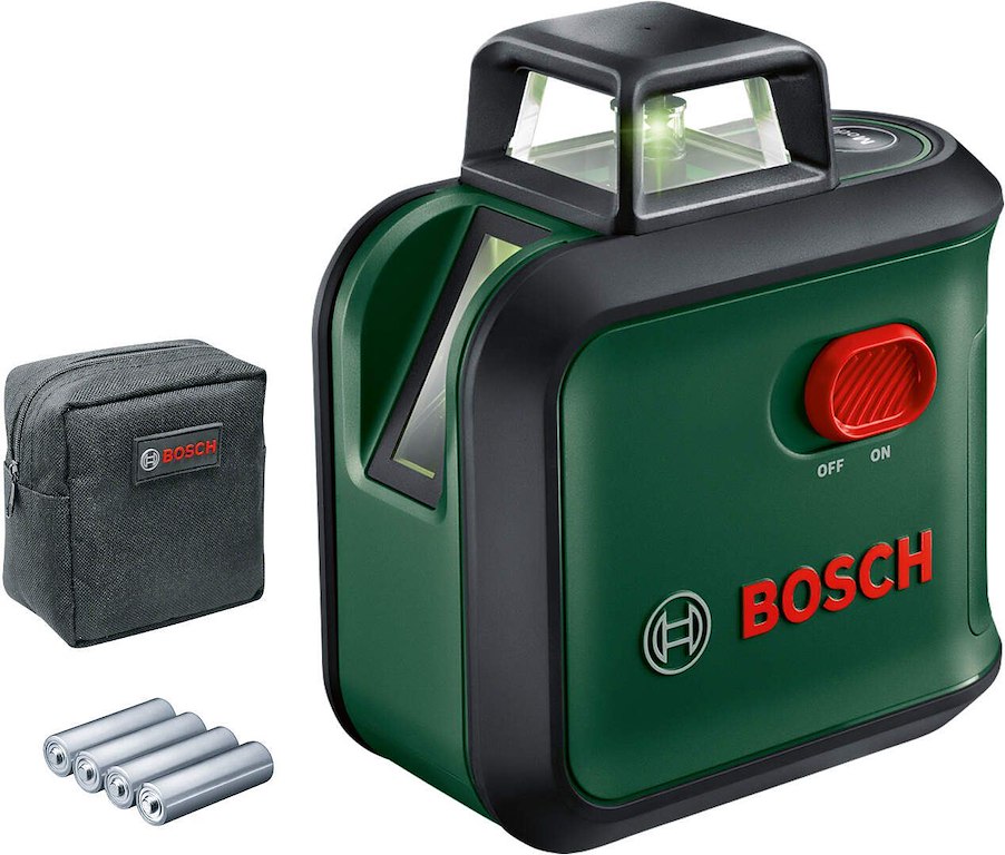 Bosch AdvancedLevel 360 Samonivelišući laser za linije sa zelenim zrakom, 3 linije