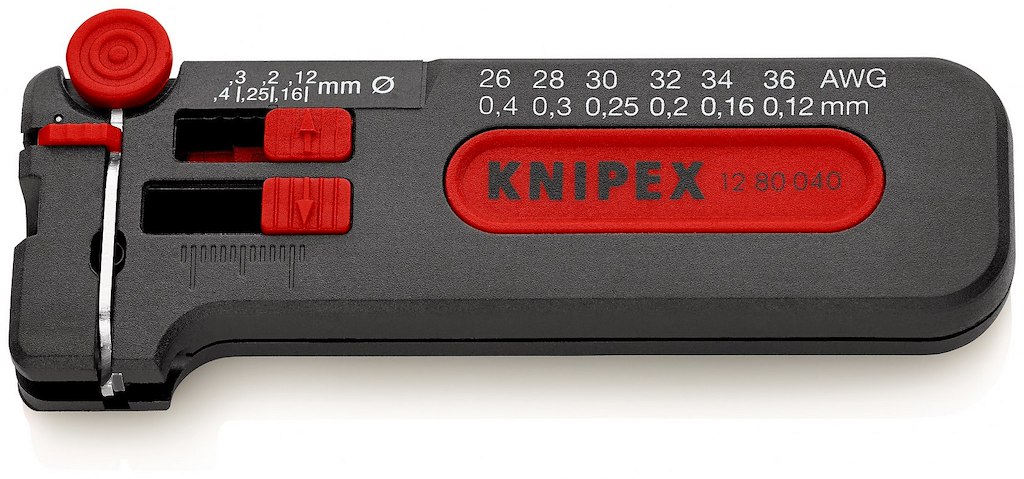 Knipex mini skidač izolacije Ø 0,12-0,4mm 12 80 040 SB