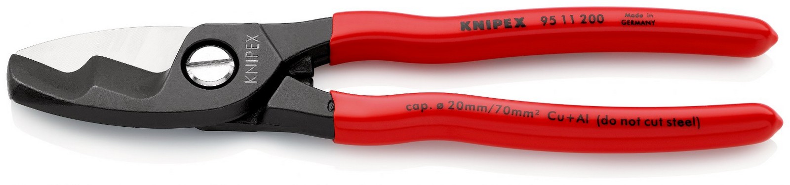 Knipex 95 11 200 SB Makaze za kablove sa dvostrukom oštricom 200 mm