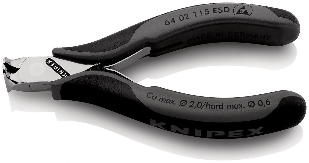 Knipex sečice čeone za elektroniku ESD 115mm 64 02 115 ESD