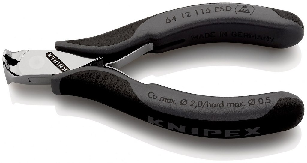 Knipex sečice čeone za elektroniku ESD 115mm 64 12 115 ESD