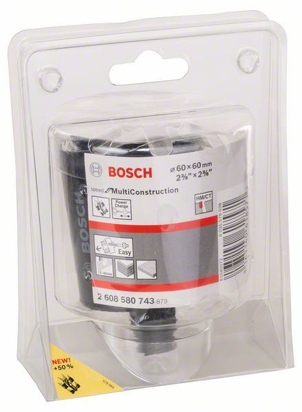 Testera za otvore Speed for Multi Construction Bosch 2608580743, 60 mm, 2 3/8"