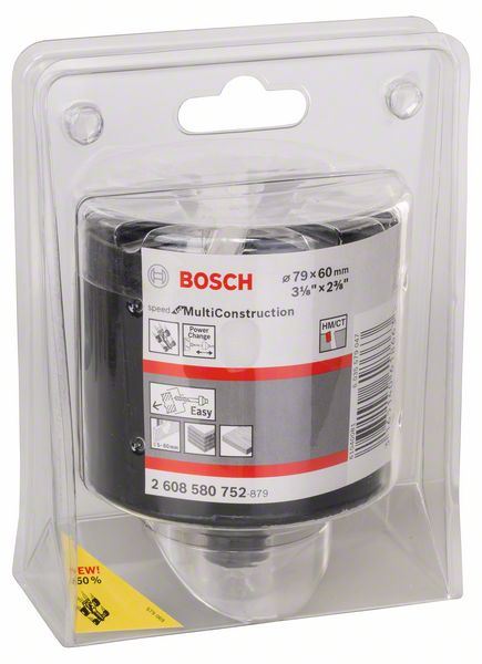 Testera za otvore Speed for Multi Construction Bosch 2608580752, 79 mm, 3 1/8"