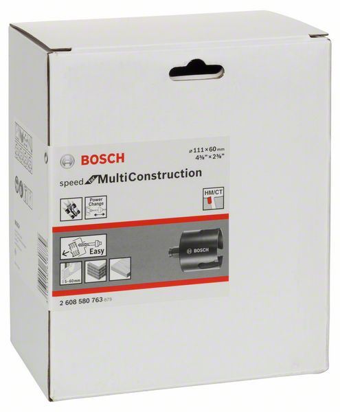 Testera za otvore Speed for Multi Construction Bosch 2608580763, 111 mm, 4 3/8"