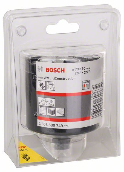 Testera za otvore Speed for Multi Construction Bosch 2608580749, 73 mm, 2 7/8"