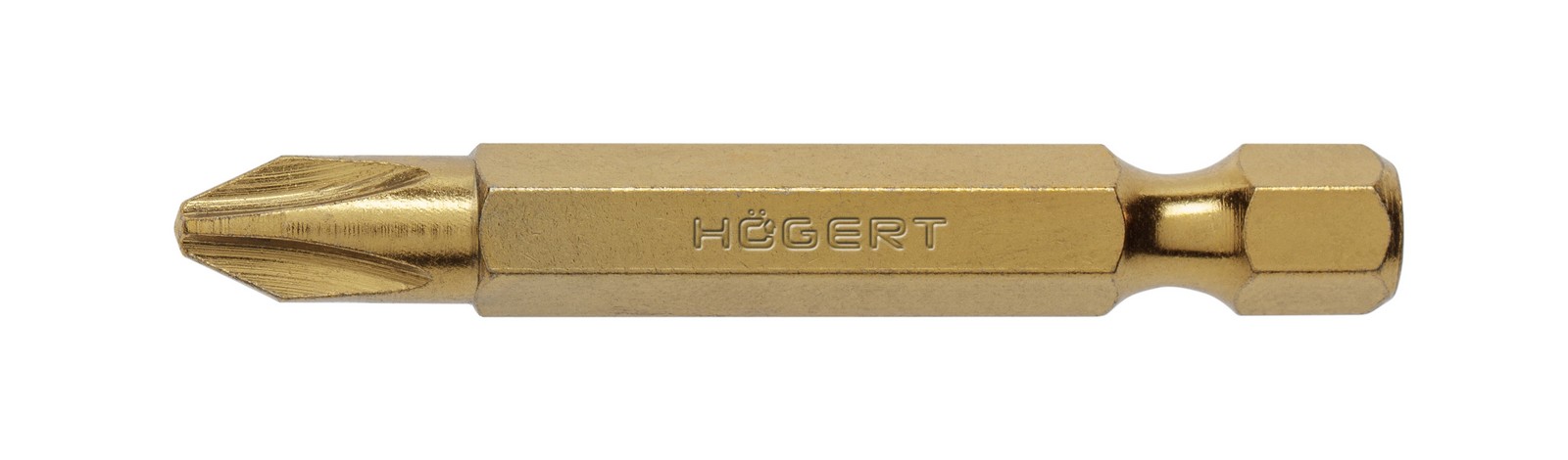 Hogert HT1S392 bit produženi ph2 50 mm hrapav prihvat presvučen titanom blister 5 kom