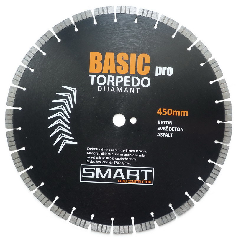 Torpedo ET450EKOT Dijamantski disk Basic Combo Pro 450mm beton/asfalt