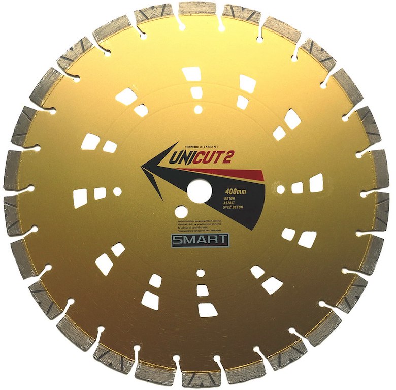 ET400U2 Dijamantski disk Unicut 2 400mm – Armirani beton/asfalt