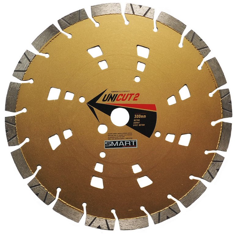 ET300U2 Dijamantski disk Unicut 2 300mm – Armirani beton / asfalt