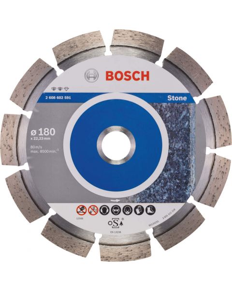 Bosch dijamantska rezna ploča Expert for Stone 180 x 22,23 x 2,4 x 12 mm - 2608602591