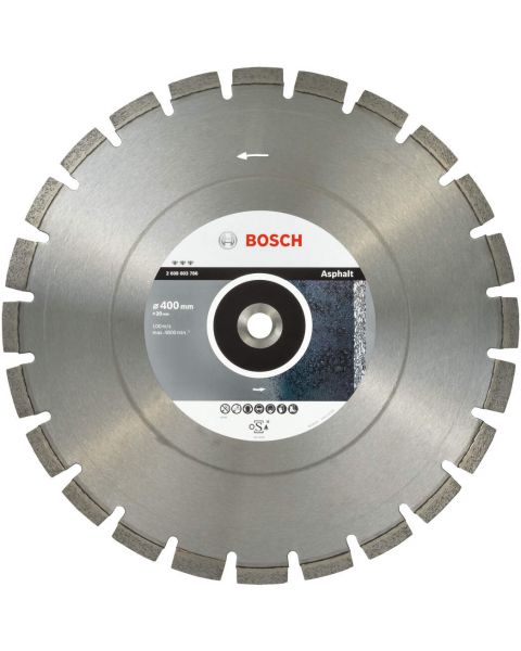 Bosch dijamantska rezna ploča Best for Asphalt 400 x 20,00 x 3,2 x 12 mm - 2608603786
