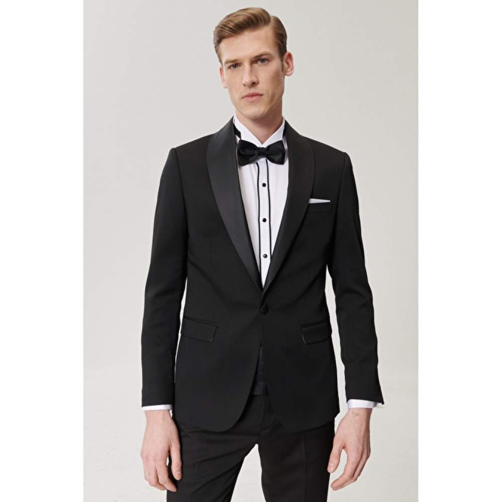 Slim Fit Patterned Tuxedo Tuxedo