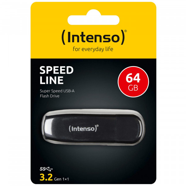 (Intenso) USB Flash drive 64GB Hi-Speed USB 3.2, SPEED Line - USB3.2-64GB/Speed Line