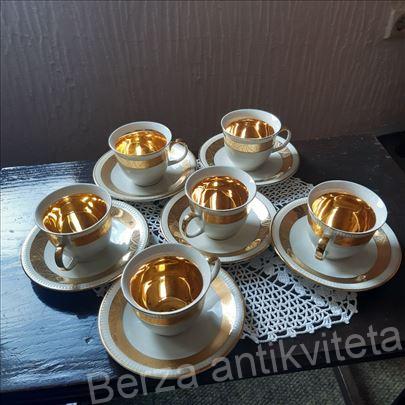 Set za kafu kom, Victorian Gold – Porcelan